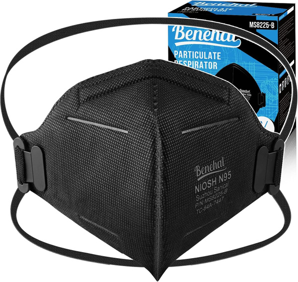 Одобренная NIOSH маска N95, респираторы для частиц, упаковка из 25 масок N95, индивидуально ...