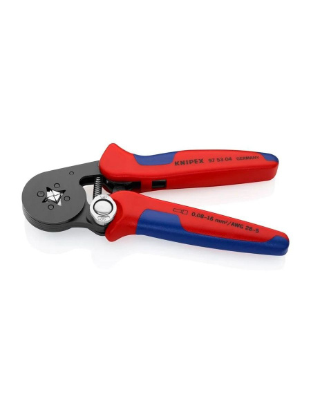 Самонастраивающийся инструмент для опрессовки контактных гильз KNIPEX ...
