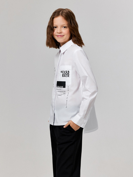 Блузка Девочки Acoola белый бриллиант Текстиль, Хлопок, размер 158 Китай купить c доставкой на ...