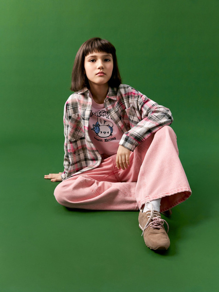 Рубашка Девочки Acoola розовый Текстиль, Хлопок, размер 152 Китай купить c доставкой на OZON по ...