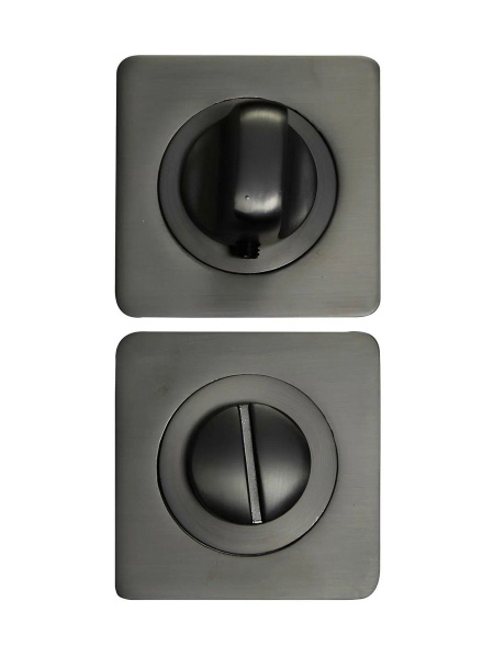 Завертка дверная межкомнатная Vantage BK02GR графит, ЦАМ купить на OZON по низкой цене (2297366049)