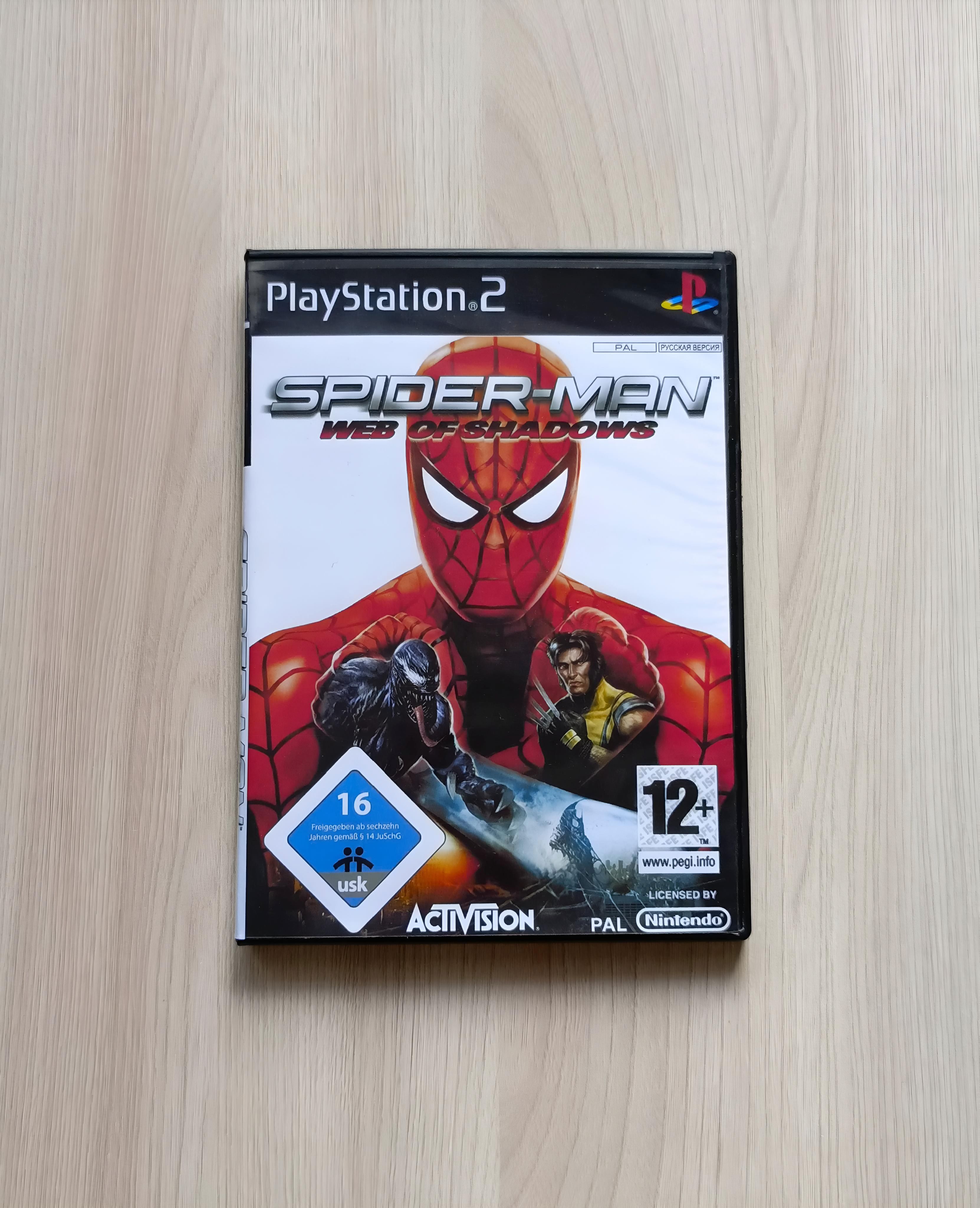 Spider man web of shadows ps2 store