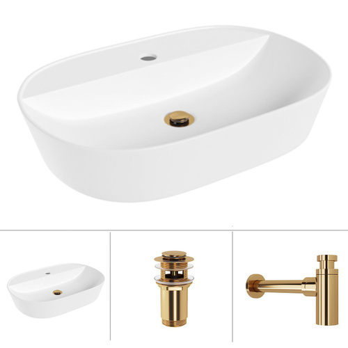 Отзывы на Накладная раковина для ванной Helmken 46060000 комплект 3 в 1 ...