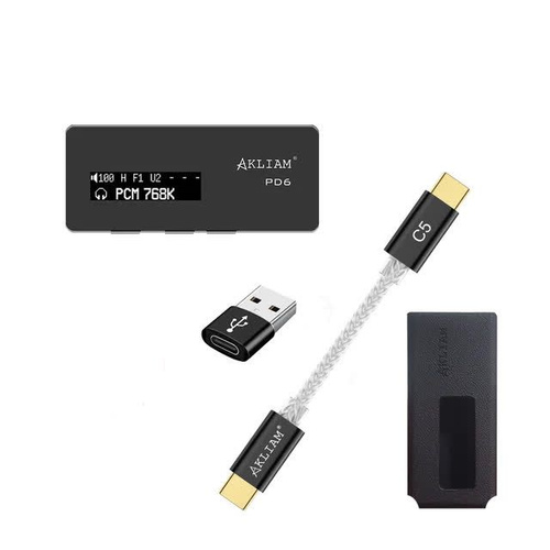 Отзывы на Портативный ЦАП AkLIAM PD6 Black от покупателей OZON