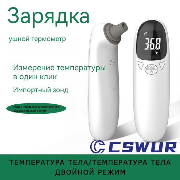 Термометр бесконтактный/ушной термометр - купить с доставкой по ...