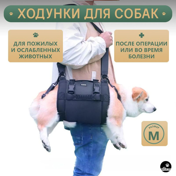 Ходунки, поддержка лап пожилых и травмированных собак. Поддерживающая ...