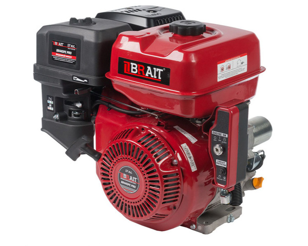 Двигатель бензиновый BRAIT 445PE PRO (192FD 17 л.с., электро стартер) - купить с доставкой по ...