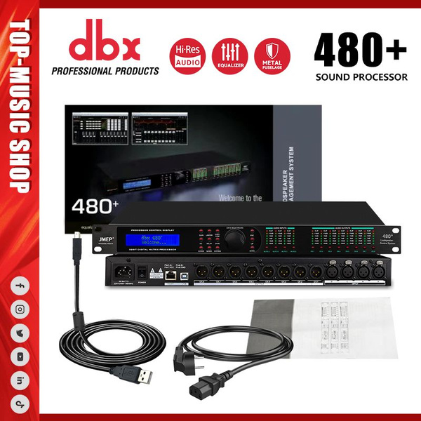 dbx 480+ Эквалайзер цифрового аудиопроцессора - купить с доставкой по выгодным ценам в интернет ...