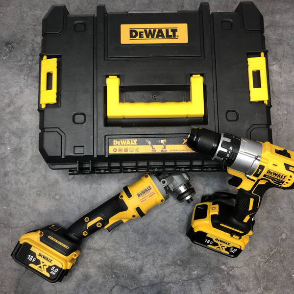 Набор Dewalt 2в1 УШМ болгарка + Шуруповерт , бесщеточный. Набор ...