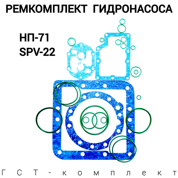 Ремкомплект гидронасоса ГСТ, SPV-22 купить на OZON по низкой цене (1407314574)