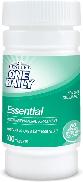 21st Century One Daily Essential 100 tablets (мультивитаминный комплекс ...