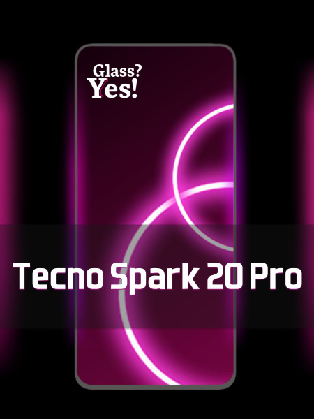 Защитное стекло на Tecno Spark 20 Pro для Текно спарк 20 про купить с доставкой по выгодным