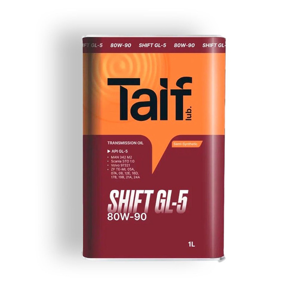 Масло трансмиссионное TAIF SHIFT GL-5 80W90 1л - купить по выгодной ...