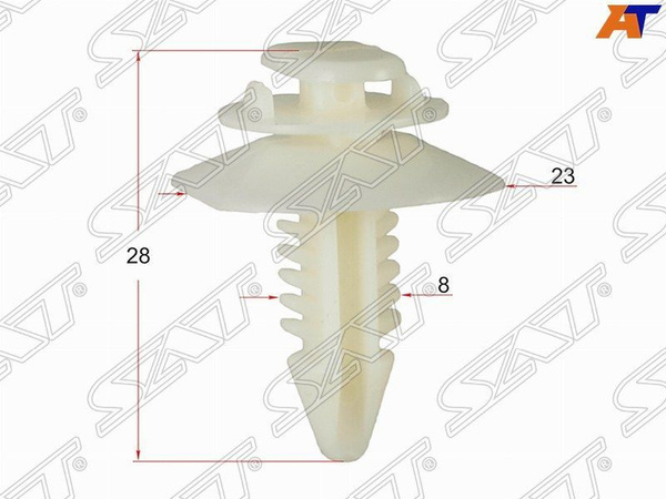 Клипса крепежная автомобильная, 1 шт. купить по выгодной цене в ...