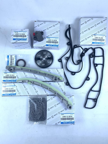 ОРИГИНАЛЬНЫЙ КОМПЛЕКТ ЦЕПИ ГРМ MAZDA ( L3K912201A ) - Mazda арт ...