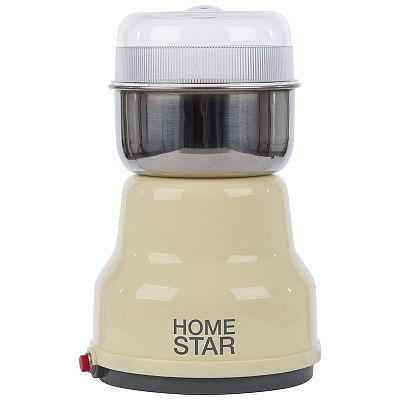 Кофемолка HomeStar HS-2001 бежевый, 000500, бежевый купить по низкой ...