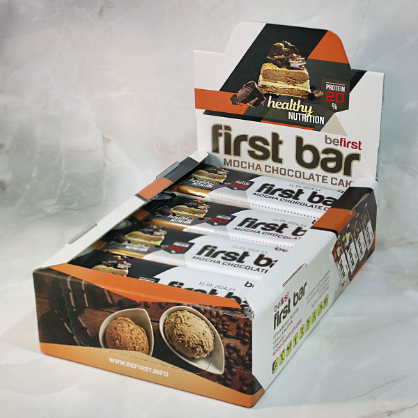 Батончик углеводно-протеиновый Be First First bar 40 гр * 24 шт ...