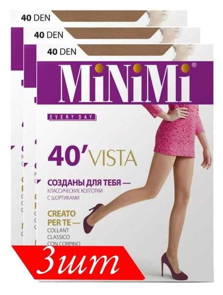 Колготки Minimi daino, 40 den, 3 шт - купить с доставкой по выгодным ценам в интернет-магазине ...