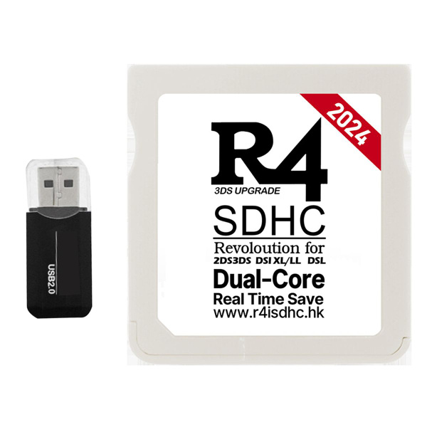 2024 R4 Card R4 SDHC адаптер флэш-карта с USB-адаптером для 2DS XL/LL ...