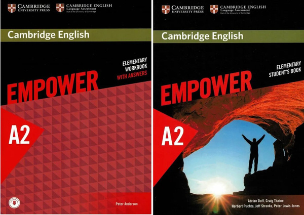 Комплект Cambridge English Empower A2 Elementary Student's Book + Workbook +CD | Doff Adrian ...