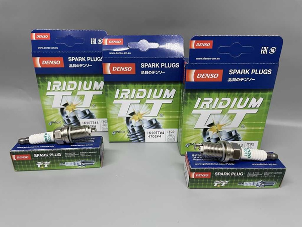 Комплект свечей зажигания DENSO IK20TT - купить по выгодным ценам в ...