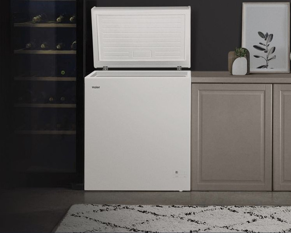 Морозильная камера HAIER HCE150R с корзиной, ларь морозильник объемом 139 литров, удобный ...