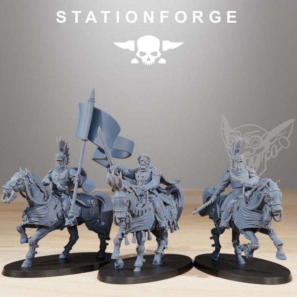 Миниатюра Warhammer 40000. Astra Militarum. Лорд Солар Леонтус / ord ...