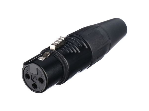 Разъем на кабель XLR "мама", Rean RC3F-B - купить с доставкой по ...