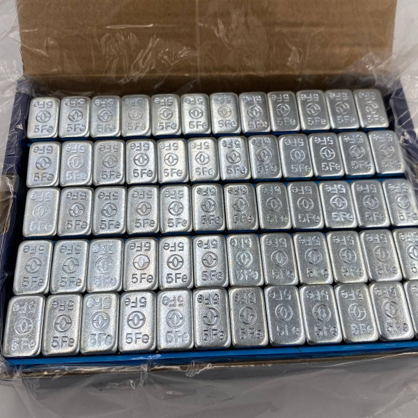 Груз балансировочный самоклеящийся железный 5г*12 ROSSVIK оцинкованная сталь, доп кромка, 50 шт ...