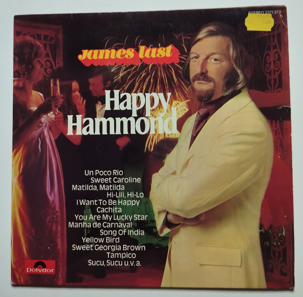 Винтажная виниловая пластинка LP James Last Happy Hammond (Germany 1973 ...