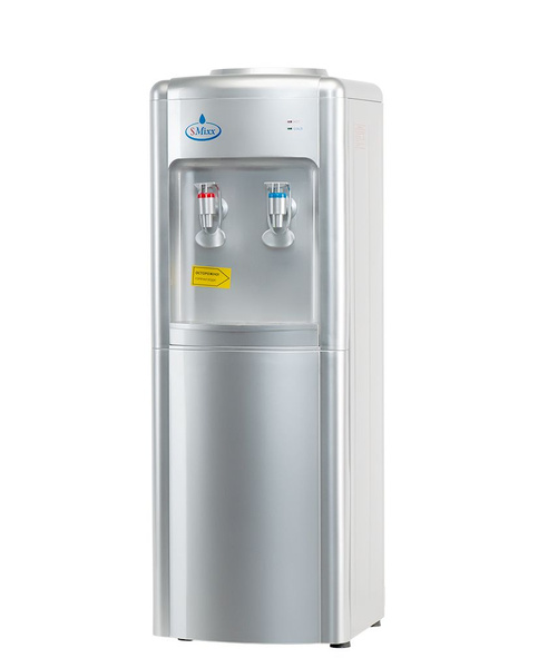 Кулер для воды напольный SMixx 09 L серебристый (нагрев и компрессорное охлаждение, шкафчик ...