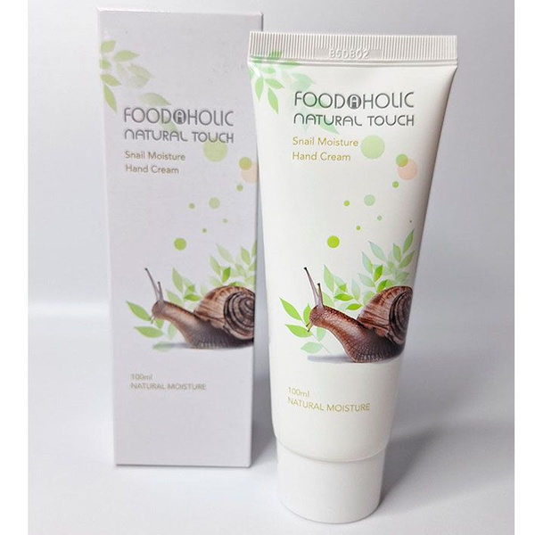 FOODAHOLIC Крем для рук увлажняющий с муцином улитки Корейский крем ...
