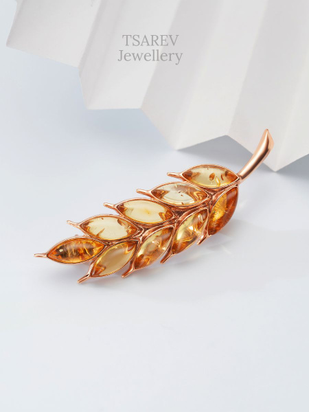 Tsarev Jewellery Брошь ювелирная Серебро позолоченное - купить с ...