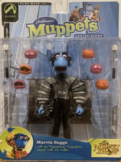 Фигурка Palisades Toys The Muppets Marvin Suggs (Silver and Black ...