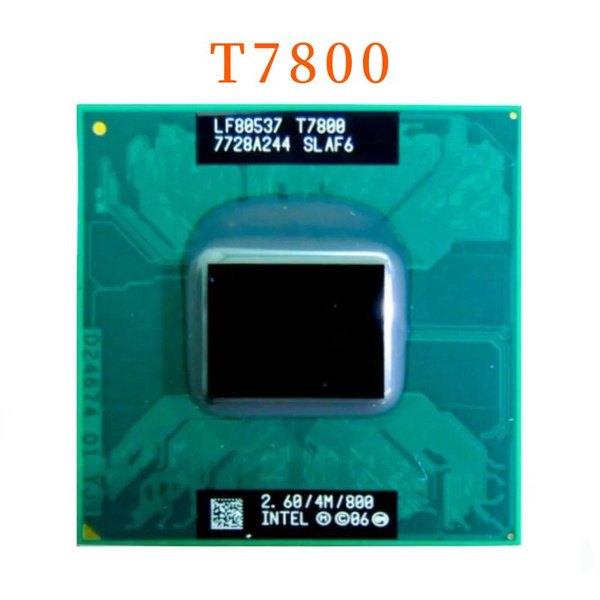 Процессор Intel T7800 Core 2 Duo, OEM (без кулера), 2 яд., 2.6 ГГц ...