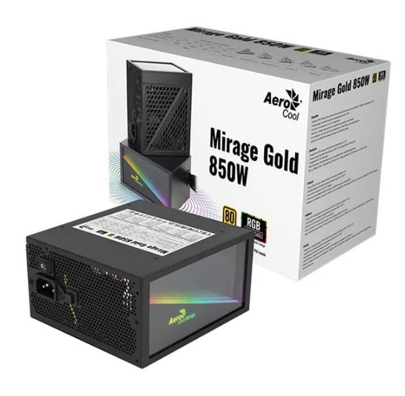 Блок питания Aerocool Mirage Gold 850W (MIRAGE GOLD 850W) черный - ATX ...