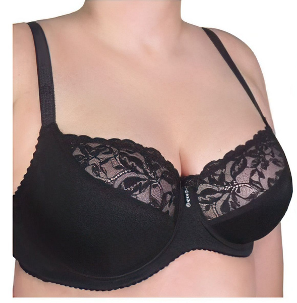 Бюстгальтер Женский Белье ГРАЦИЯ, размер 90G черный Китай купить c доставкой на OZON по низкой ...