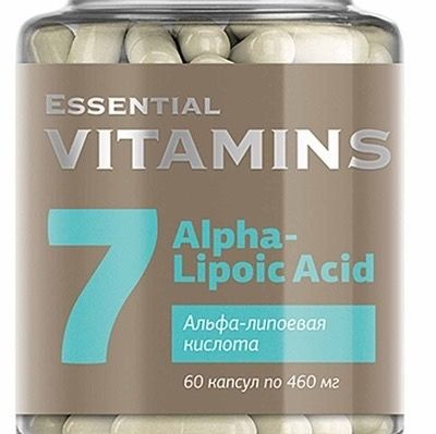 Альфа-липоевая кислота Essential Vitamins, Ключевой элемент красоты и ...