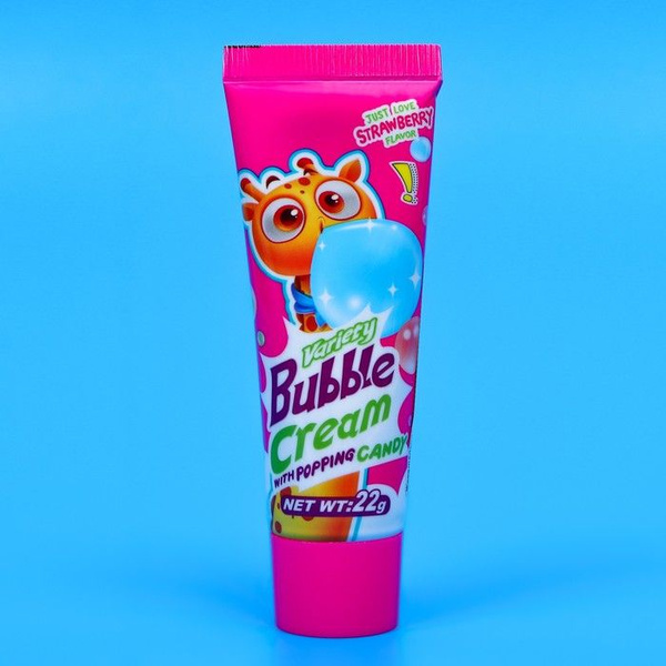 Жевательная резинка "Bubble Cream", с фруктовым вкусом, 22 г - купить с ...