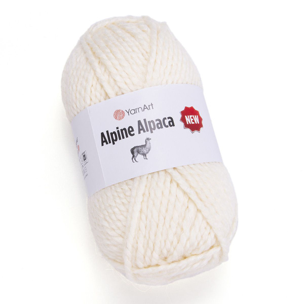 Пряжа для вязания YarnArt Alpine Alpaca New, полушерсть, 150 г, 120 м ...