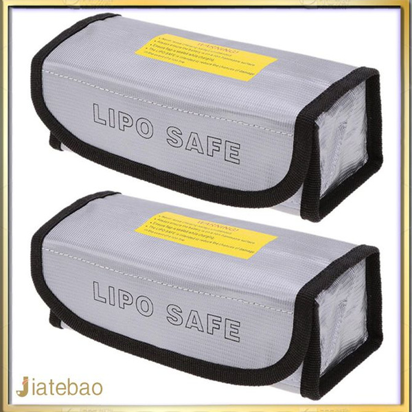 2 шт Огнестойкие Lipo Safe Bags Контейнер для хранения чехла LiPo Guard ...