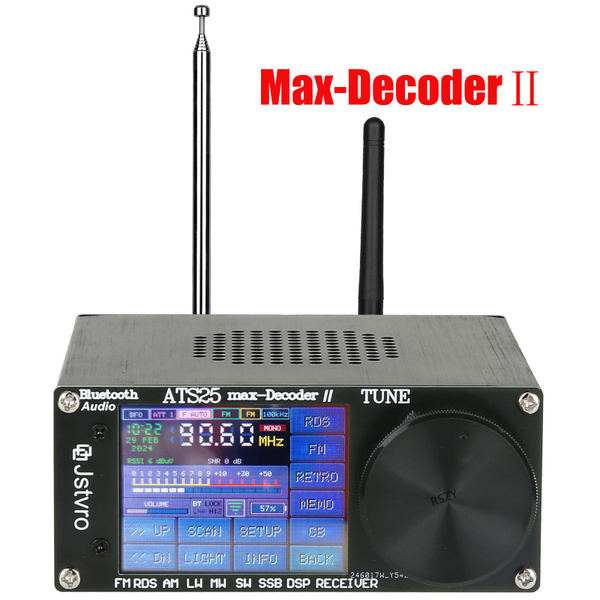 Радиоприемник ATS-25 MAX decoder 2. CW FT4 FT8 с Wifi Bluetooth ...