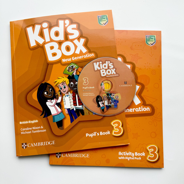 Kid's Box New Generation 3: Pupil's Book (учебник) + Activity Book (рабочая тетрадь) + Диск ...
