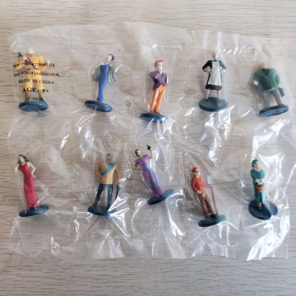10 шт. миниатюр для настольных игр Clue Game 10pcs Suspects Pieces ...