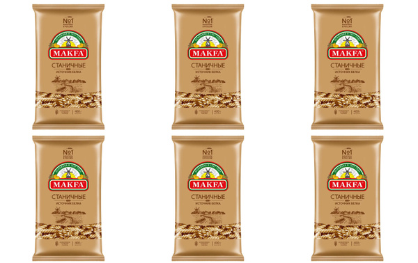 Makfa Спирали Станичные, 400 г, 6 шт/ купить на OZON по низкой цене (1876144777)