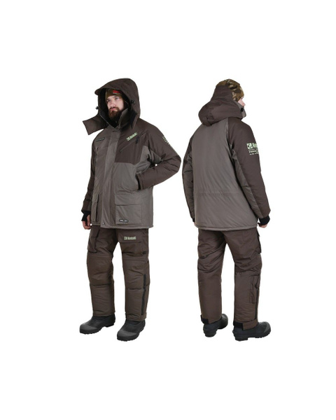 Костюм рыболовный Alaskan, размер 50, 52 (L), Зима, цвет хаки ...