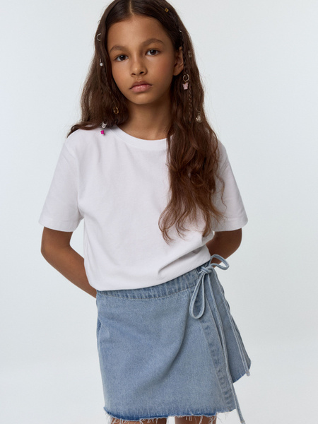 Футболка Sela, размер 146, цвет белый, 100% Хлопок - купить по выгодной цене в интернет-магазине ...