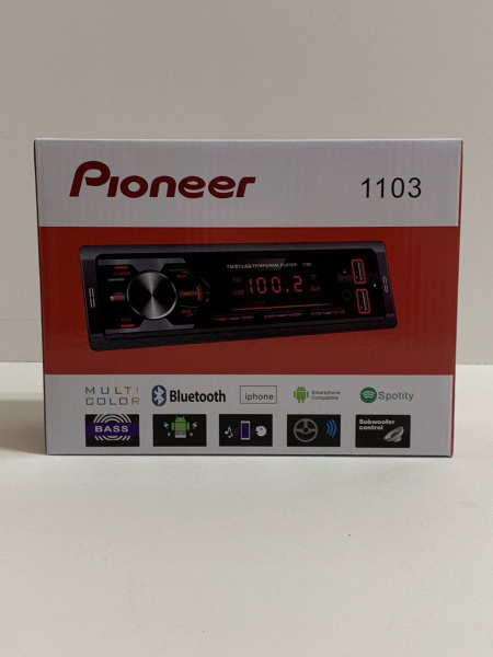 Магнитола с bluetooth, выходы RCA на усилитель1 DIN - купить в интернет ...