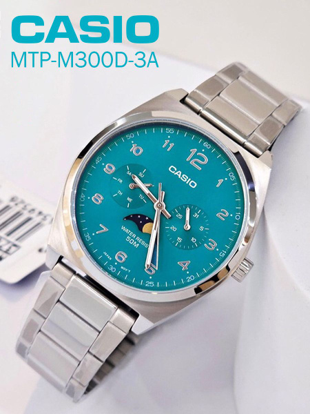 Характеристики Часы Casio Moon Phase MTP-M300D-3A подробное описание ...