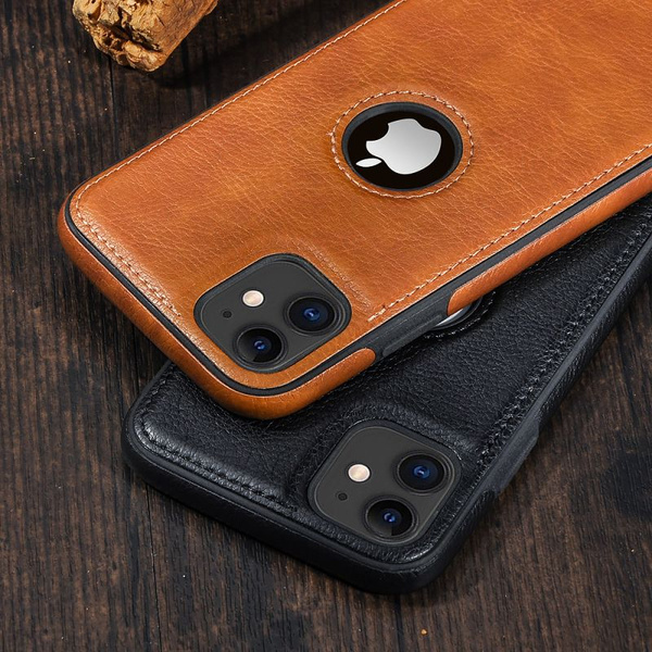 Простая роскошь Кожаный чехол для iPhone 12 Mini,Деловой ветер для ...